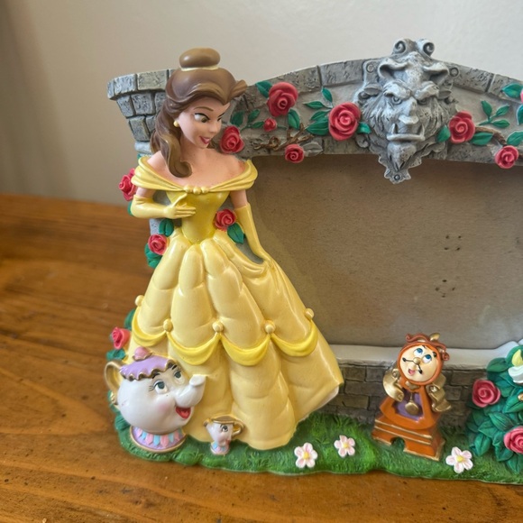 Disney | Accents | Vintage Disney Belle Rare Picture Frame Cogsworth ...